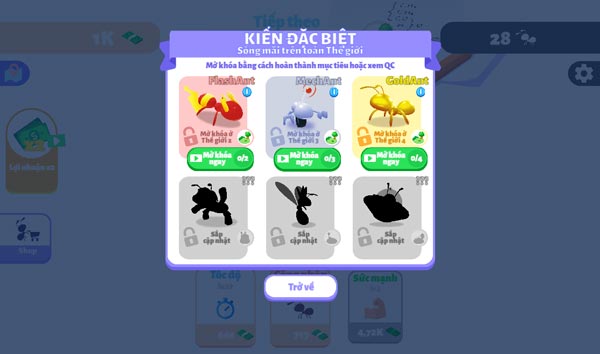 Game Nuôi kiến - Game Vui