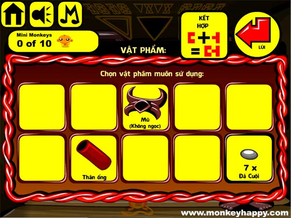Game Chú khỉ buồn 634 - Game Vui