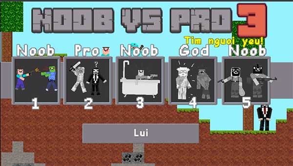 Game Noob vs Pro 3 - Game Vui