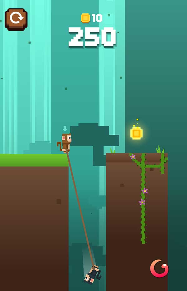 Cách chơi game Monkey Ropes đầy thử thách - GameVui.vn