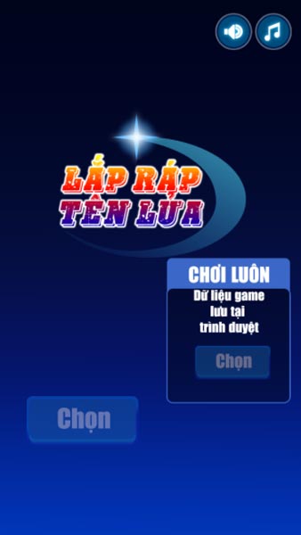 Game Lắp ráp tên lửa - Game Vui