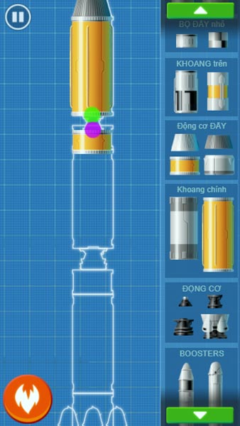 Game Lắp ráp tên lửa - Game Vui