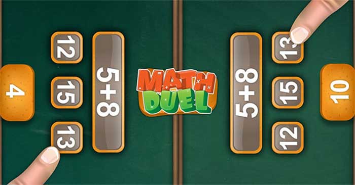 Cách chơi game toán học 2 người - Math Duel - GameVui.vn