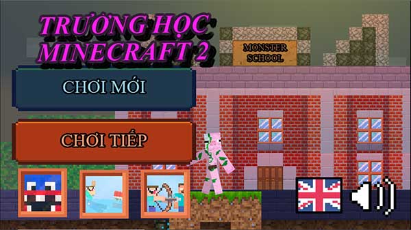 Game Trường học Minecraft 2 - Game Vui