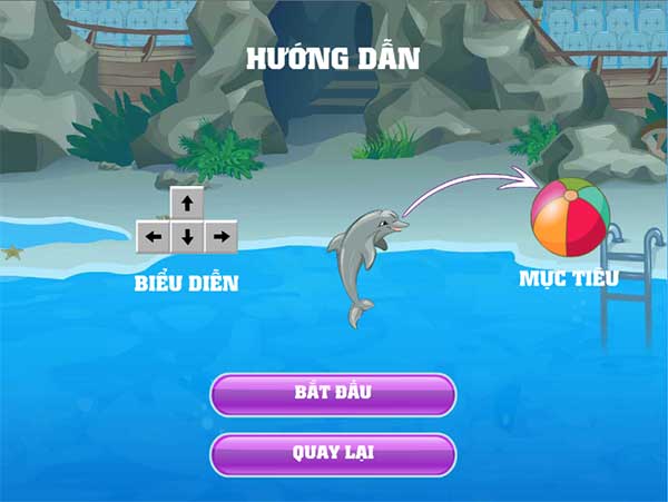 Game Xiếc cá heo 2 - Game Vui