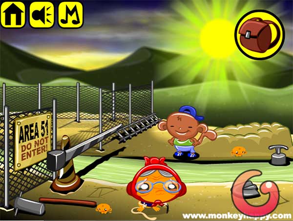 Cách chơi game Chú khỉ buồn - Monkey Go Happy - GameVui.vn