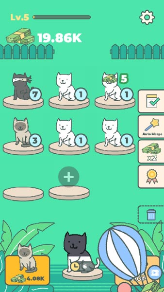 Game Hợp nhất Mèo - Game Vui