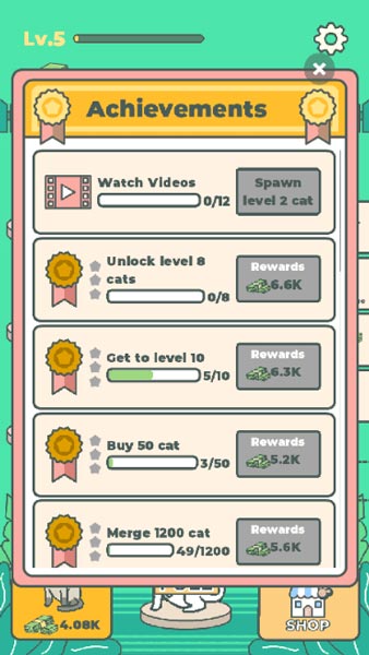 Game Hợp nhất Mèo - Game Vui