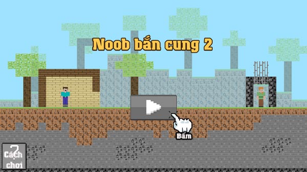 Game Noob bắn cung 2 - Game Vui
