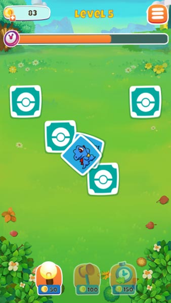 Game Tìm cặp hình Pokemon - Game Vui