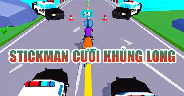 Game Stickman cưỡi khủng long - Game Vui