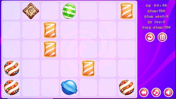 Game Xếp kẹo 3 - Game Vui