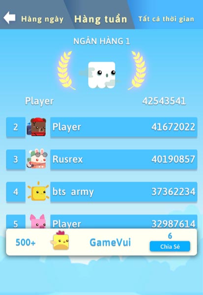 Game Xếp chồng chim - Game Vui