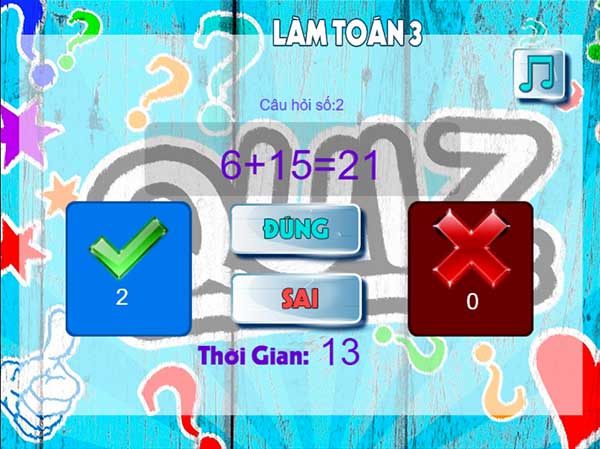Game Làm toán 3 - Game Vui