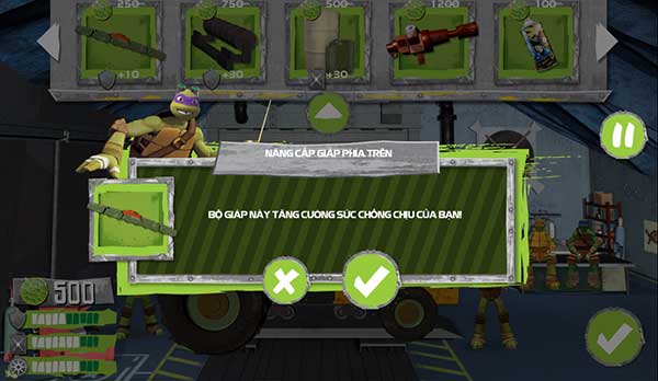 Game Ninja rùa 4 - Ninja turtles - Game Vui