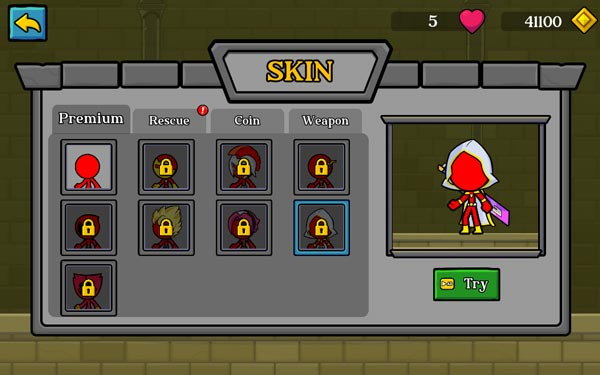 Game Red Stickman phiêu lưu - Game Vui