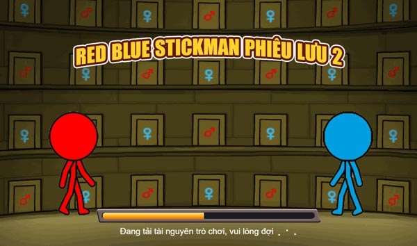 Game Red Blue Stickman phiêu lưu 2 - Game Vui