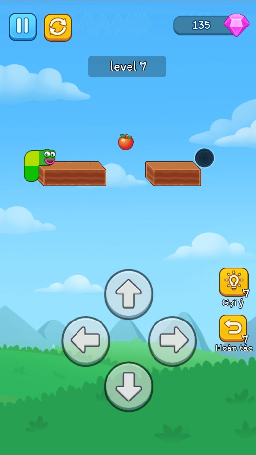 Game Apple Worm 2 - Game Vui