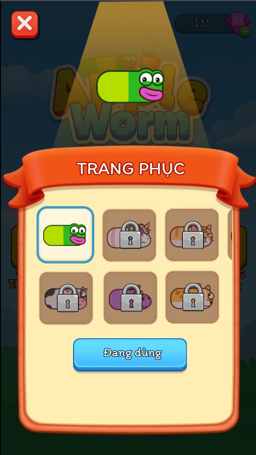 Game Apple Worm 2 - Game Vui