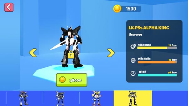 Game Xe Robot biến hình - Game Vui