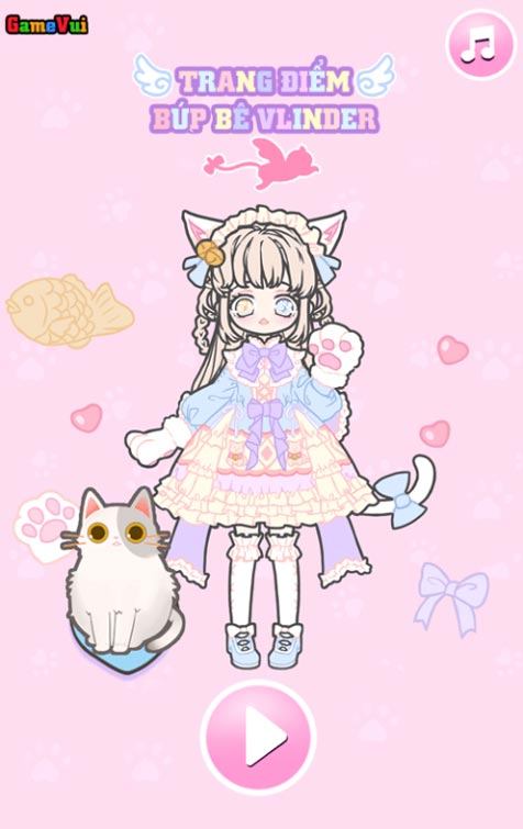 Game Trang điểm búp bê Vlinder - Game Vui