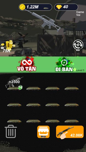 Game Minecraft bắn Zombie 2 - Game Vui