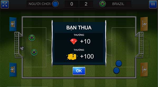 Game Bóng đá trên bàn 2 - Game Vui
