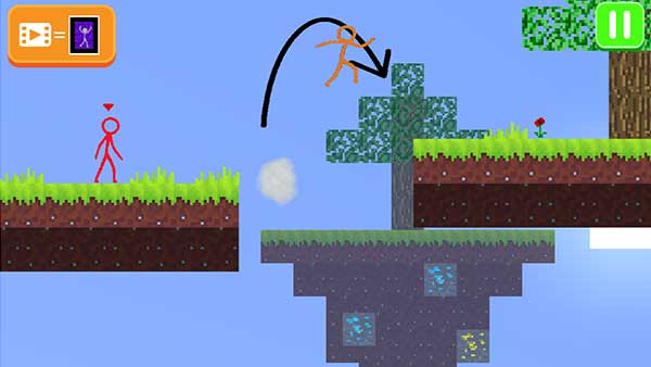 Game Stickman Parkour 7 - Game Vui