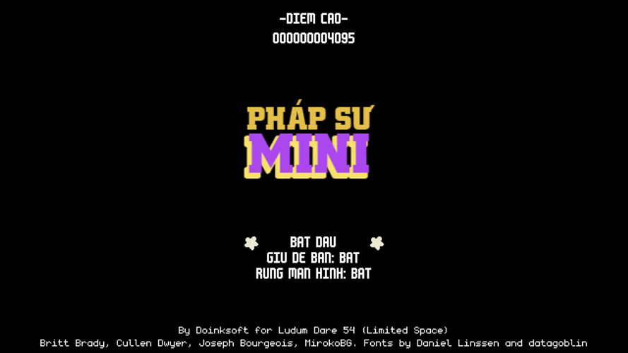 Game Pháp sư mini - Game Vui