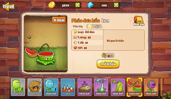 Game Hợp nhất Plants vs Zombies - Game Vui