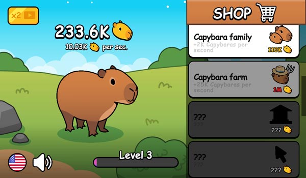 Game Capybara tiến hóa - Game Vui
