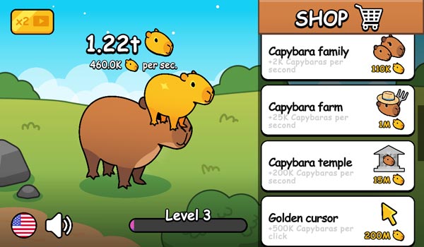Game Capybara tiến hóa - Game Vui