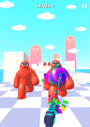 Game Stickman bắn súng sơn - Game Vui