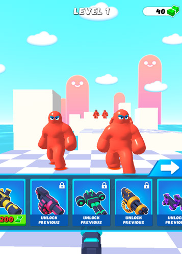 Game Stickman bắn súng sơn - Game Vui