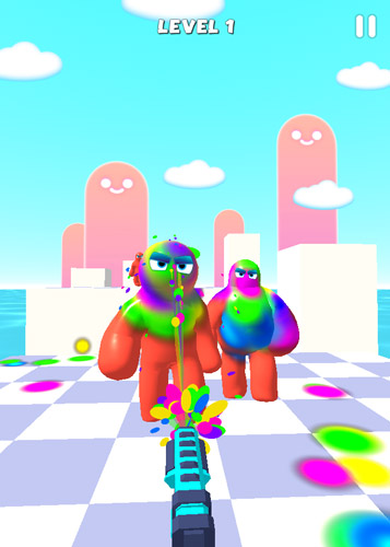 Game Stickman bắn súng sơn - Game Vui