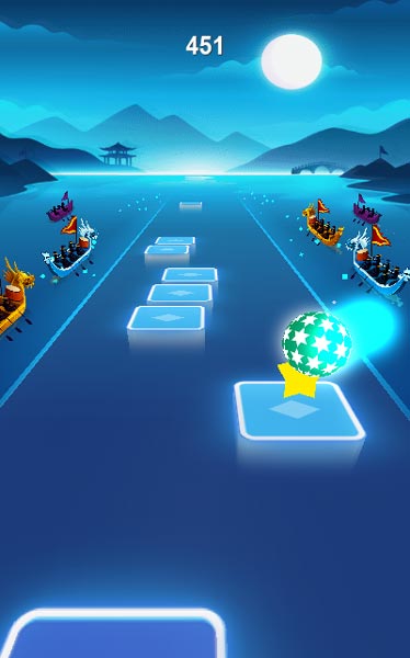 Game Tiles Hop - Game Vui