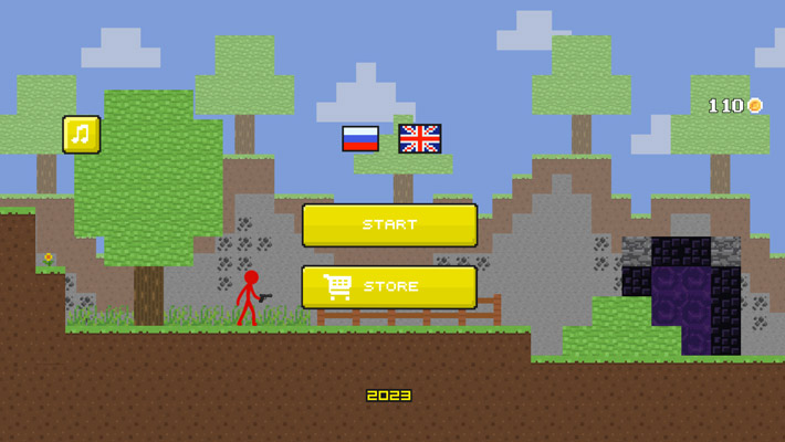 Game Stickman đỏ vs Zombies - Game Vui