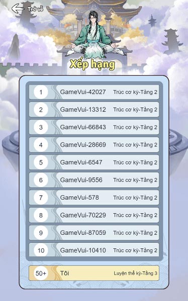 Game Tu tiên bất tử - Game Vui