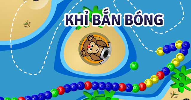 Game Khỉ bắn bóng - Game Vui