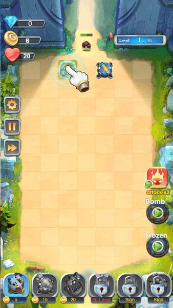 Game Fieldrunner online - Fieldrunners - Game Vui