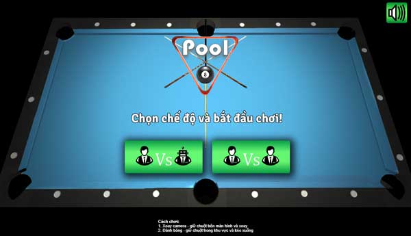 Game Bida 8 bóng 3D - Game Vui